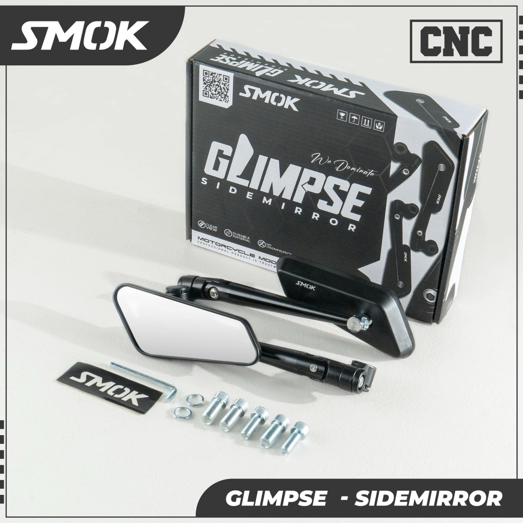 SMOK GLIMPSE CNC SIDE MIRROR UNIVERSAL | Shopee Philippines