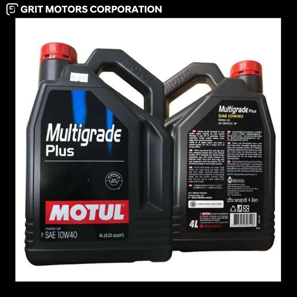 MOTUL MULTIGRADE PLUS 10W40 4L | Shopee Philippines