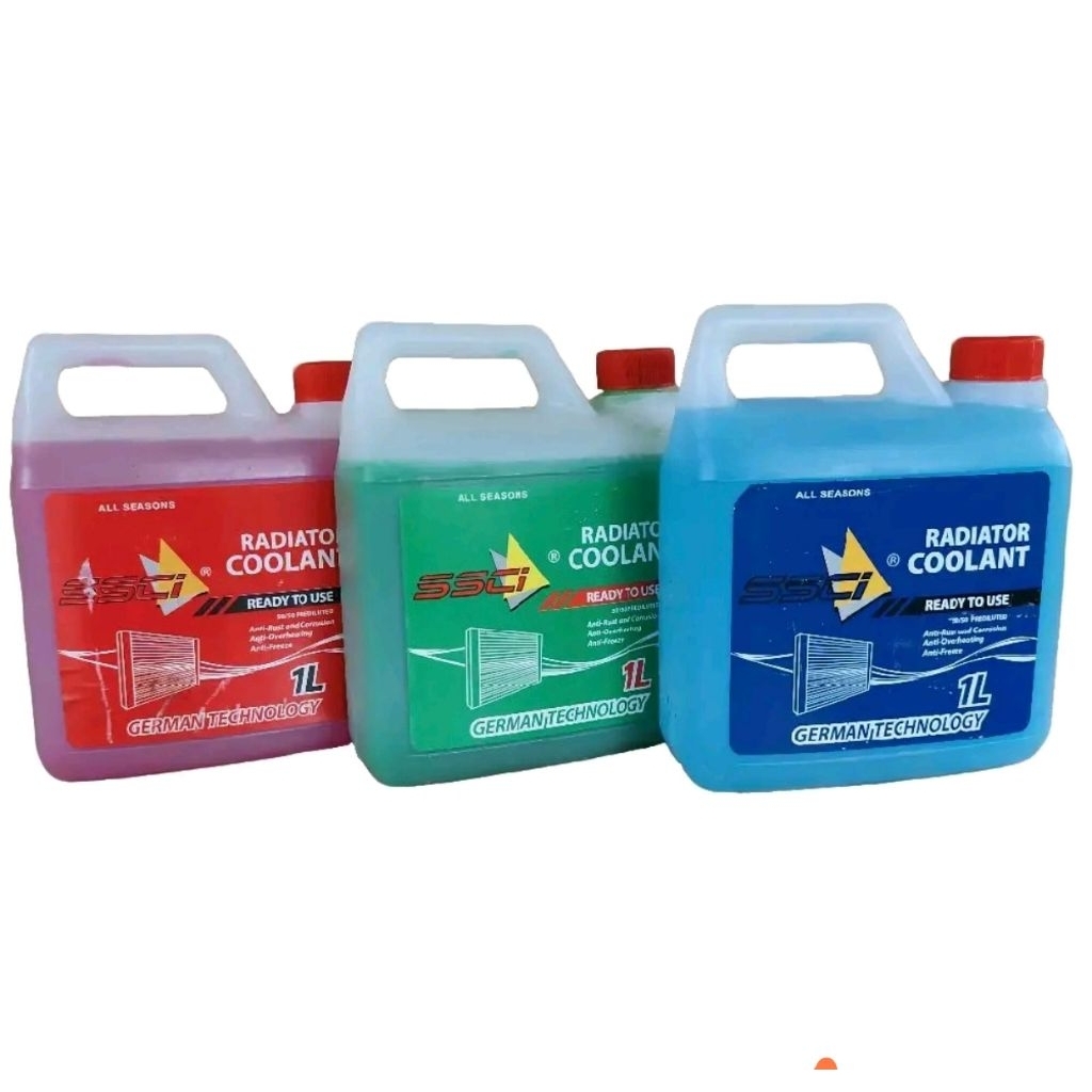 SSCI RADIATOR LONG LIFE COOLANT PINK/ BLUE/ GREEN 1 LITER (RADY TO USE ...