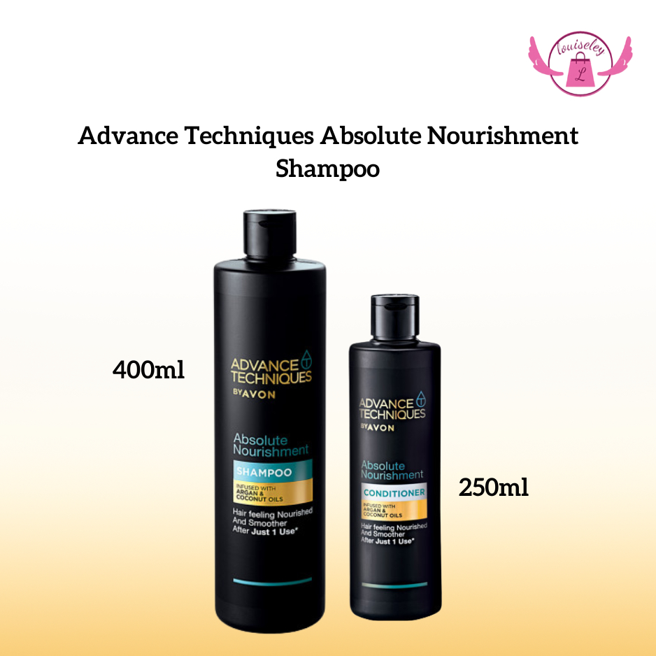 Avon Advance Techniques Absolute Nourishment Shampoo (250ml & 400mL ...