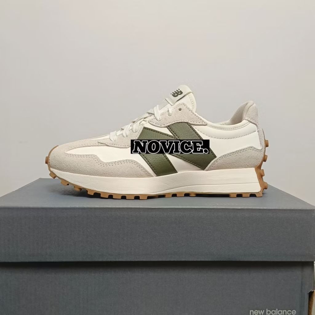 MS327ASN ORIGINAL NB 327 MOONBEAM OAK LEAF GREEN UNISEX MEN SHOES ...