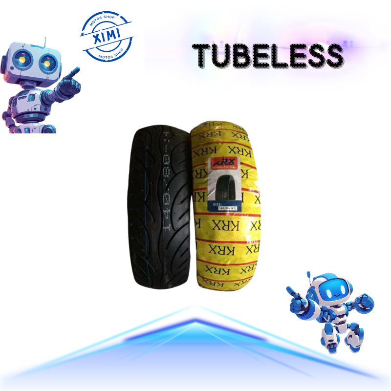 XIMI MOTOR SHOP KRX TUBELESS TIRE (FREE TIRE SEALANT AND PITO ...