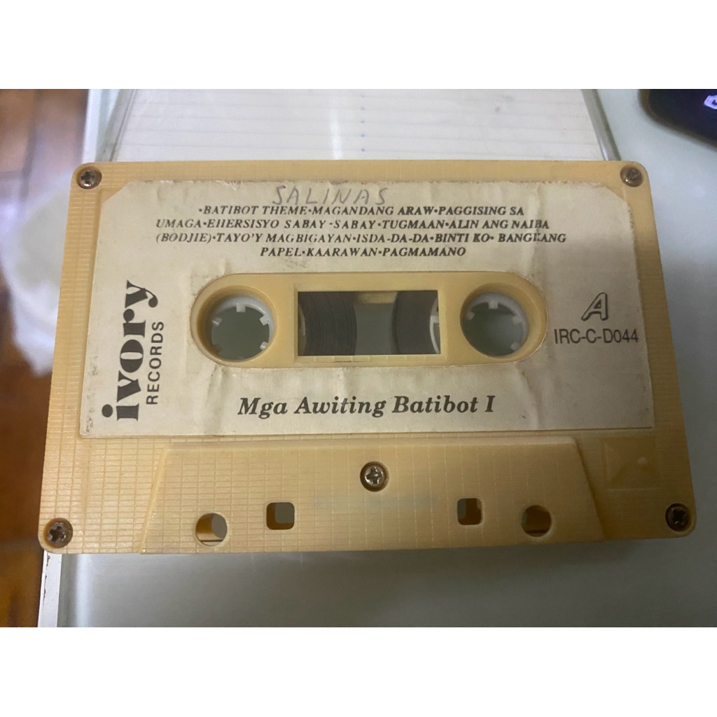 Mga Awiting BATIBOT 1 - Philippines Theme Music Rare Album Cassette ...