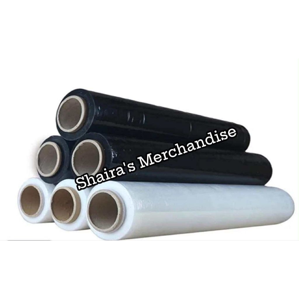 CLING WRAP/ STRETCH FILM 3.2KG BLACK & CLEAR | Shopee Philippines