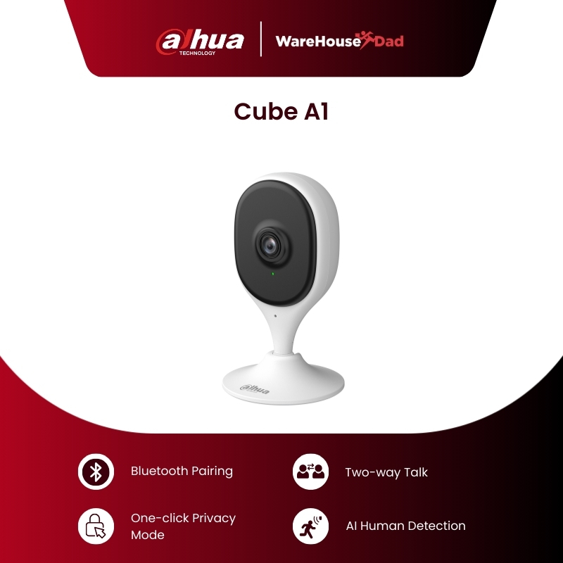 Dahua Cube A1 (DH-C3A) 3MP Indoor Fixed-focal Wi-Fi Cube Network Camera | Shopee Philippines