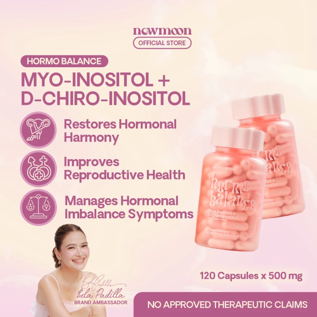New Moon Hormo Balance 120s | Myo-Inositol, D-Chiro-Inositol & NAC for ...
