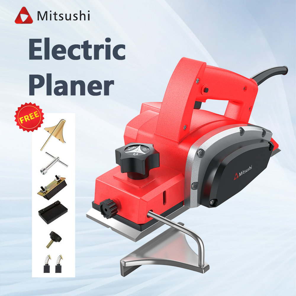 Mitsushi 750W Electric Wood Planer Wood Power Tool | Shopee Philippines