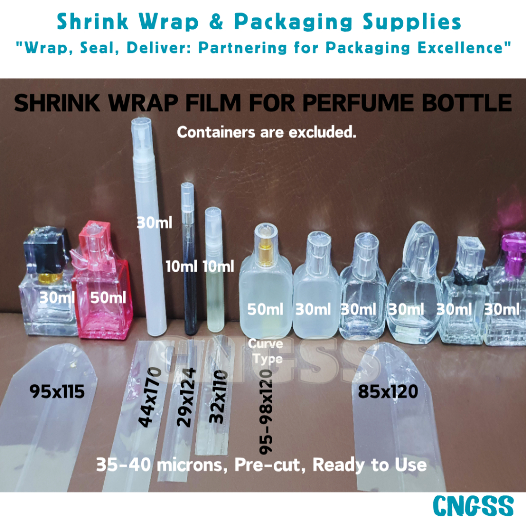 200pcs Shrink Wrap Plastic Packaging Container Shrinkable Film Sealer ...