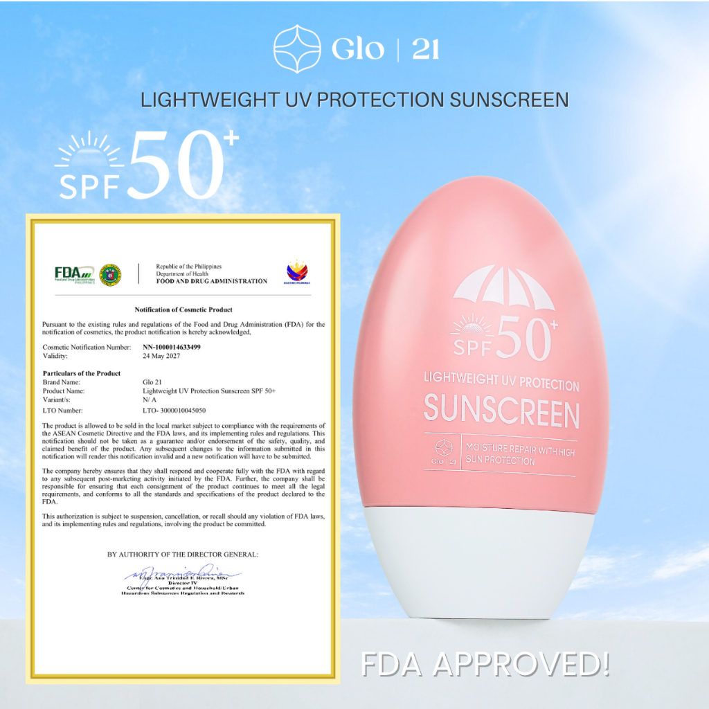 -GLO21-New Sunscreen With Long-Lasting And UV Protection Face/Body ...