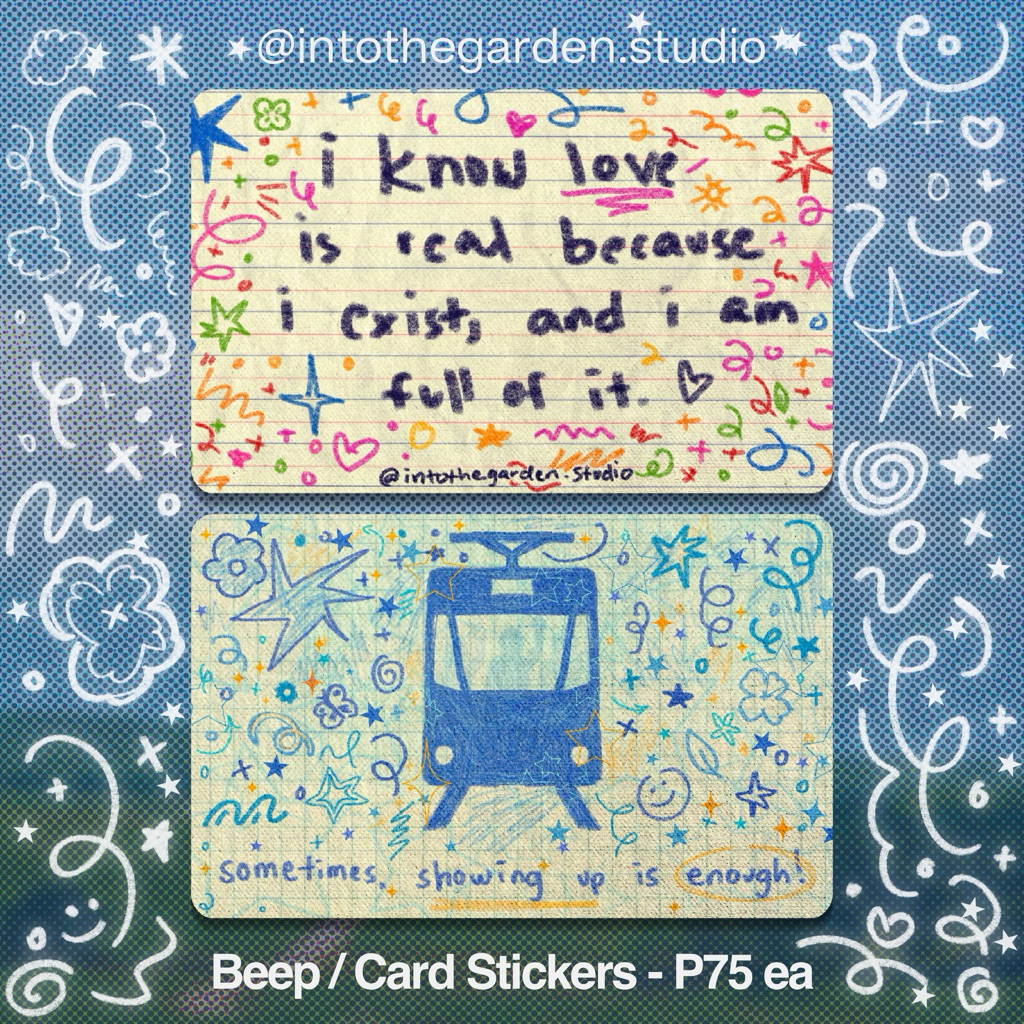 Beep Card Stickers: Wave 2 | Into The Garden Studios | Shopee Philippines