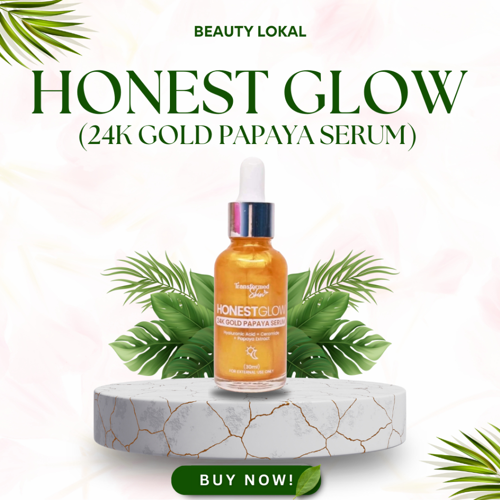 Honest Glow 24K GOLD PAPAYA SERUM | Shopee Philippines