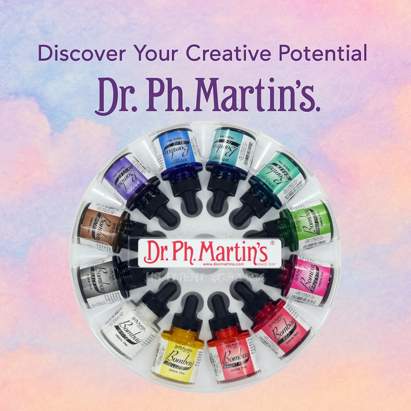 Dr. Ph. Martin’s Bombay India Ink – Vibrant Waterproof Ink for Drawing ...