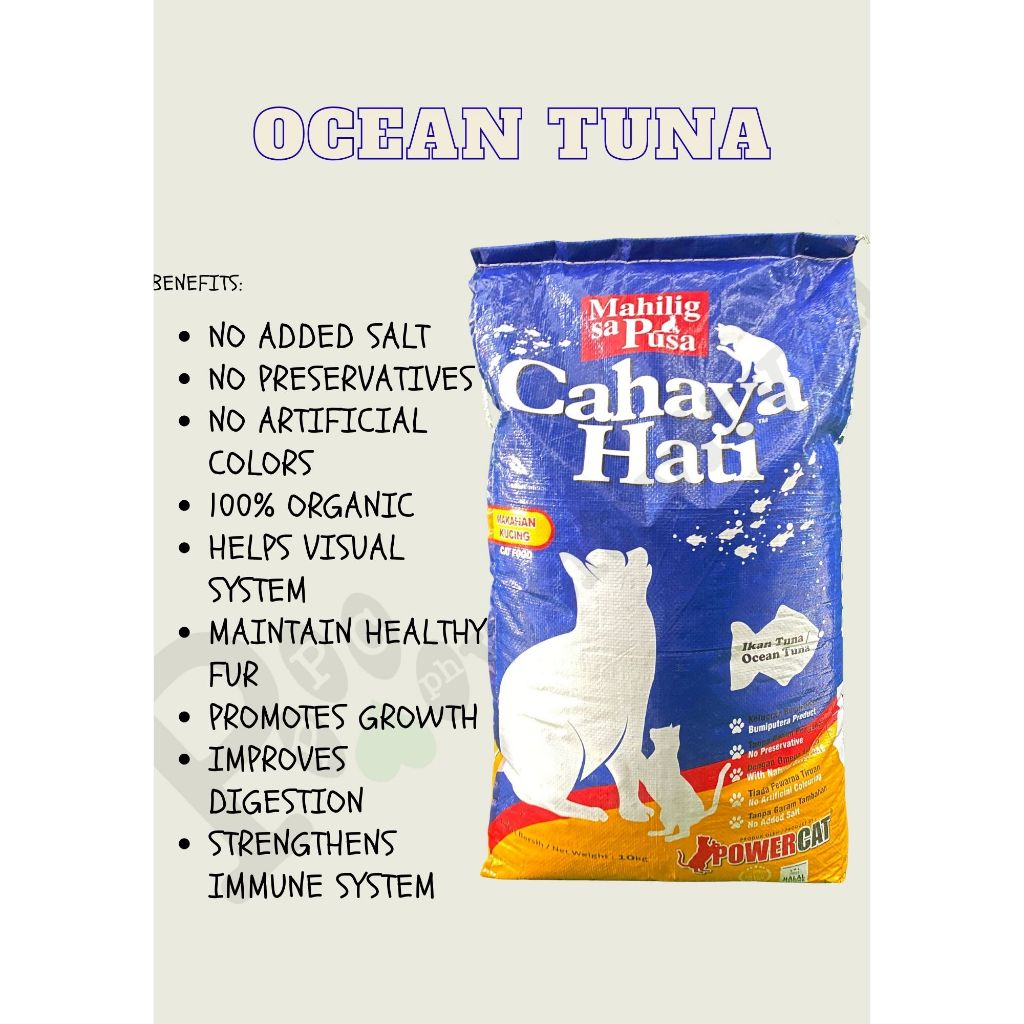 Cahaya Hati Mahilig sa Pusa Cat Food by Powercat SACK 10kgs | Shopee ...