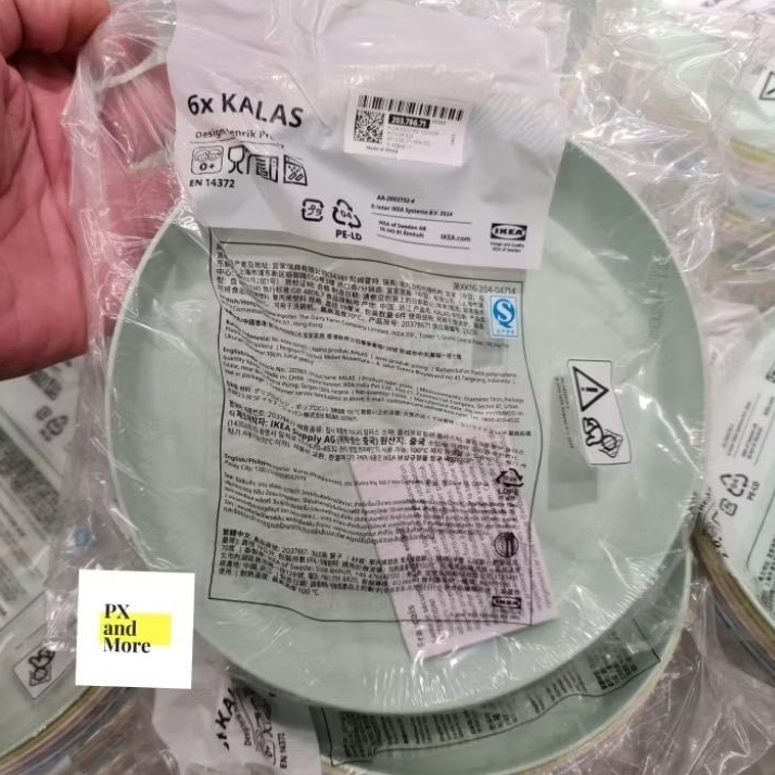 Original KALAS Plates mixed colors 6 PCS | Shopee Philippines