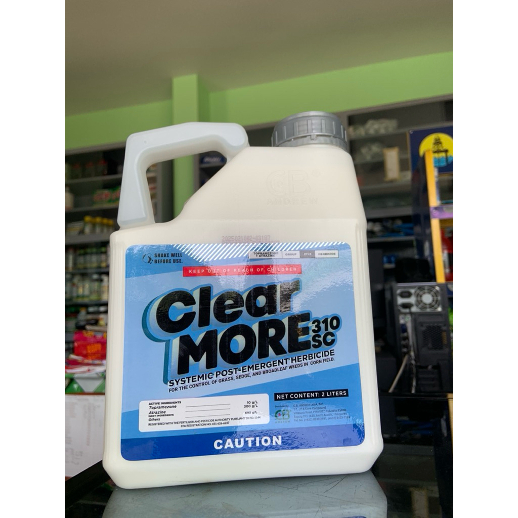 CLEAR MORE HERBICIDE 310 SC TOPRAMEZONE ATRAZINE CLEARMORE Paragis - CB ...