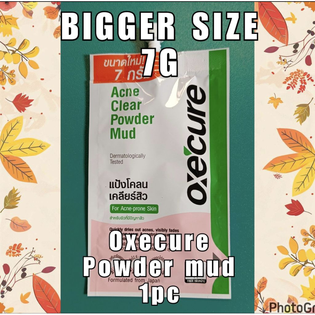 [Oxecure] ACNE CARE POWDER MUD ACNE TREATMENT | Shopee Philippines