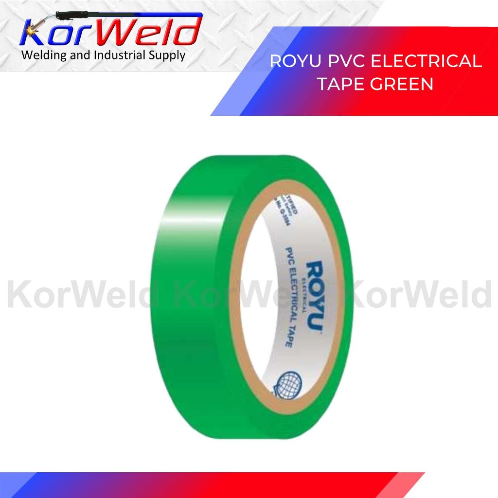 ROYU PVC Electrical Tape Green | Shopee Philippines