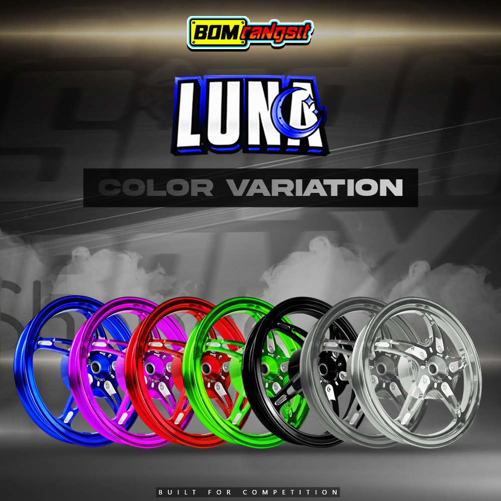 Bom Rangsit BomX Luna Mags CNC x14s 5 Spokes Motorcycle Accessories ...