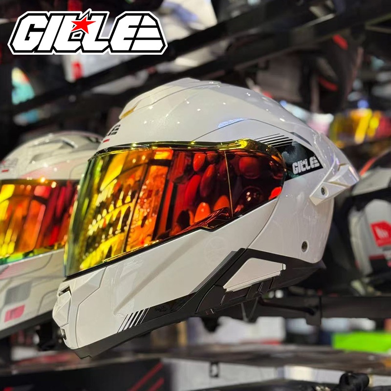 GILLE AF-10 ORION Modular Helmet Full Face Motorcycle Helmet Dual Visor ...
