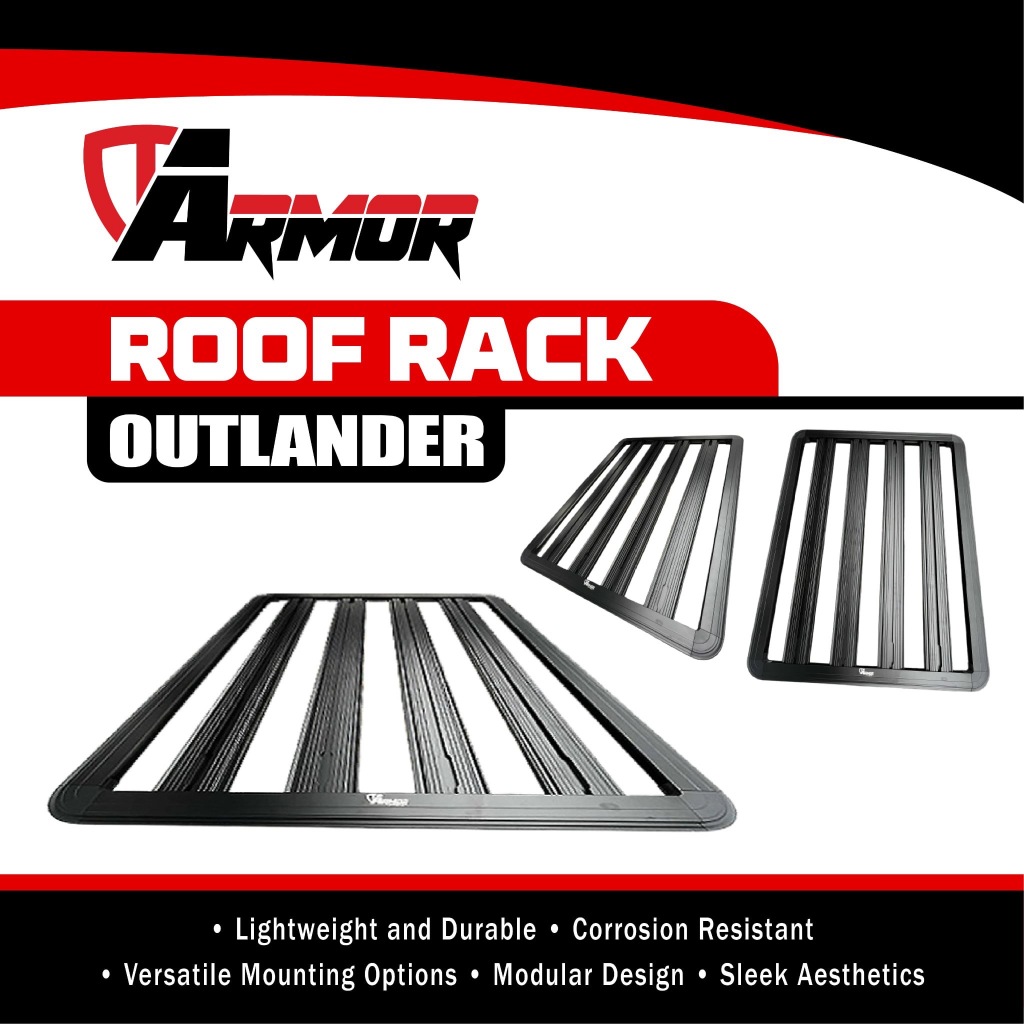 ARMOR Outlander & Outlander+ Roof Rack Heavy-Duty Modular Luggage ...