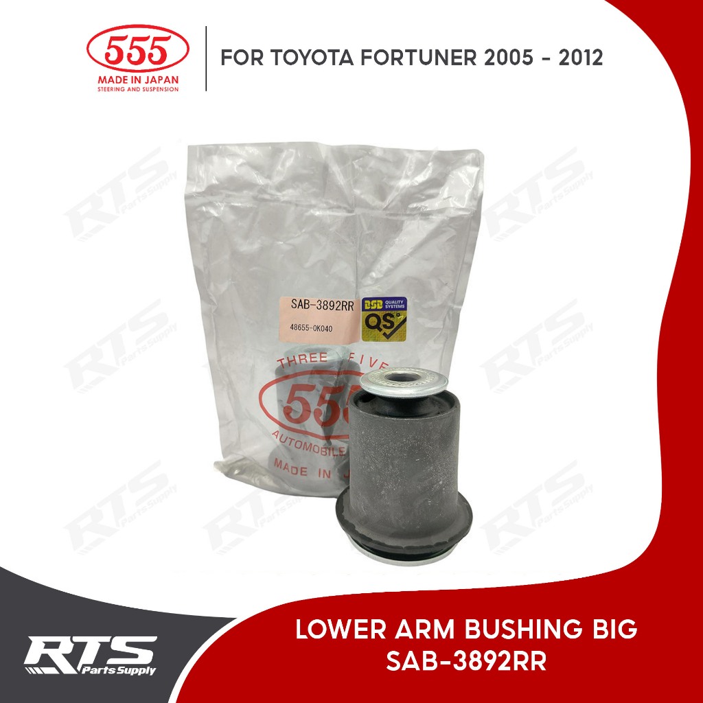 555 Lower Arm Bushing BIG for Toyota Fortuner | HILUX 2KD 2005 - 2015 48655-0K040 SAB-3892RR (1 ...