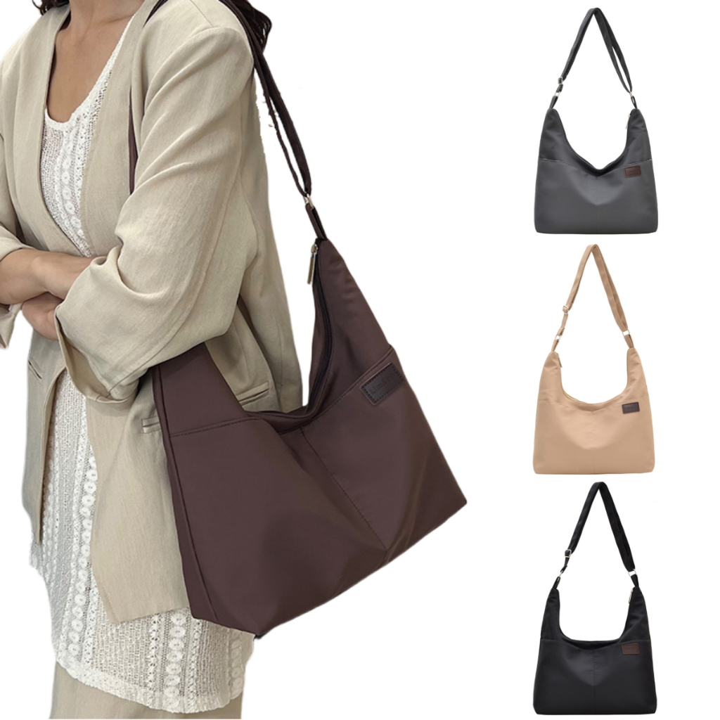 Mumu 4049 Nylon Simple Casual Women Shoulder Bag Students College ...