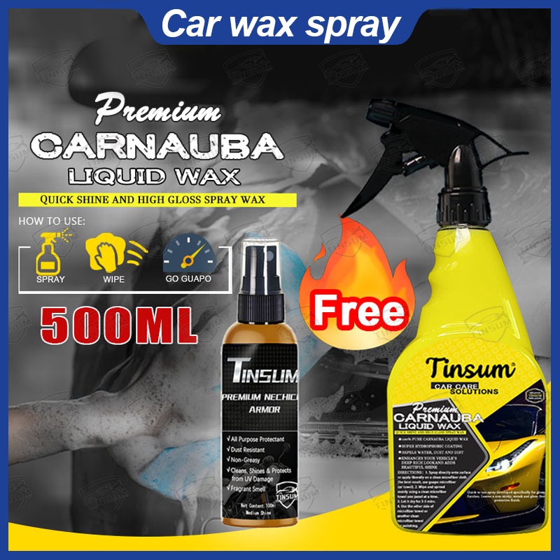 Carnauba WaxAdvanced Ceramic Spray Coating Shine and Hydrophobic ...
