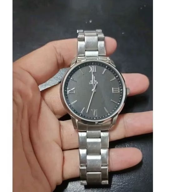 JL Lancetti Big face Black dial Watch LT6857 Mens Watch Japan | Shopee ...