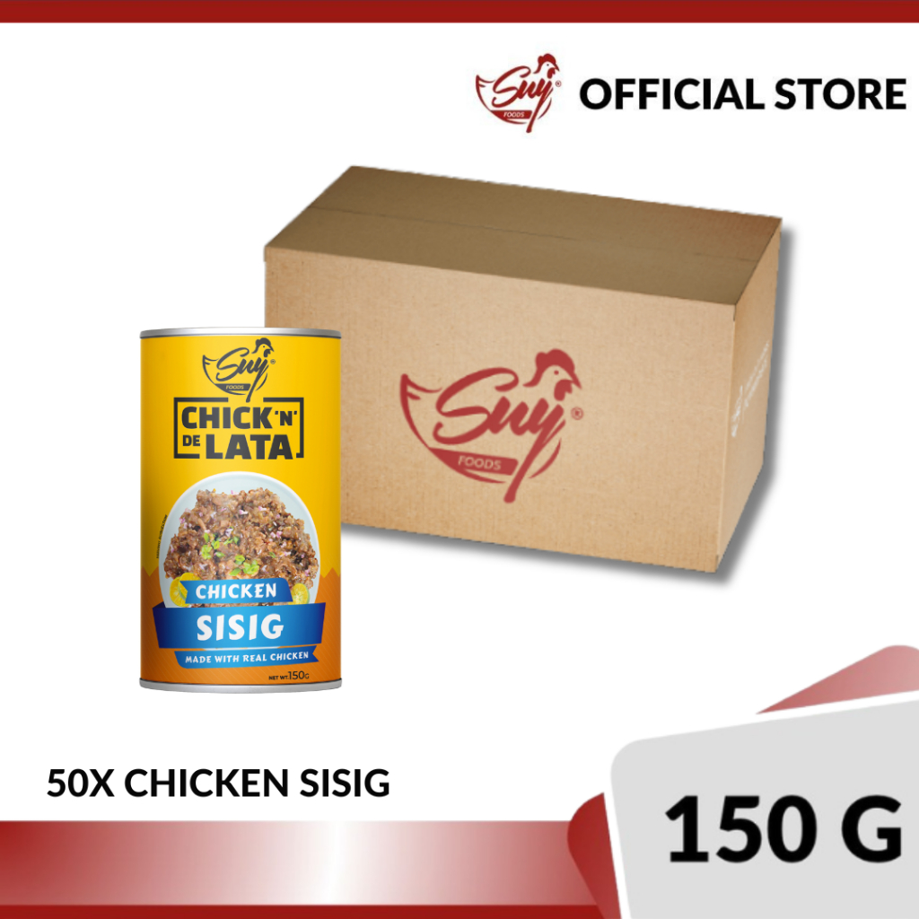 Suy Foods 50pcs Chicken Sisig 150g | Shopee Philippines