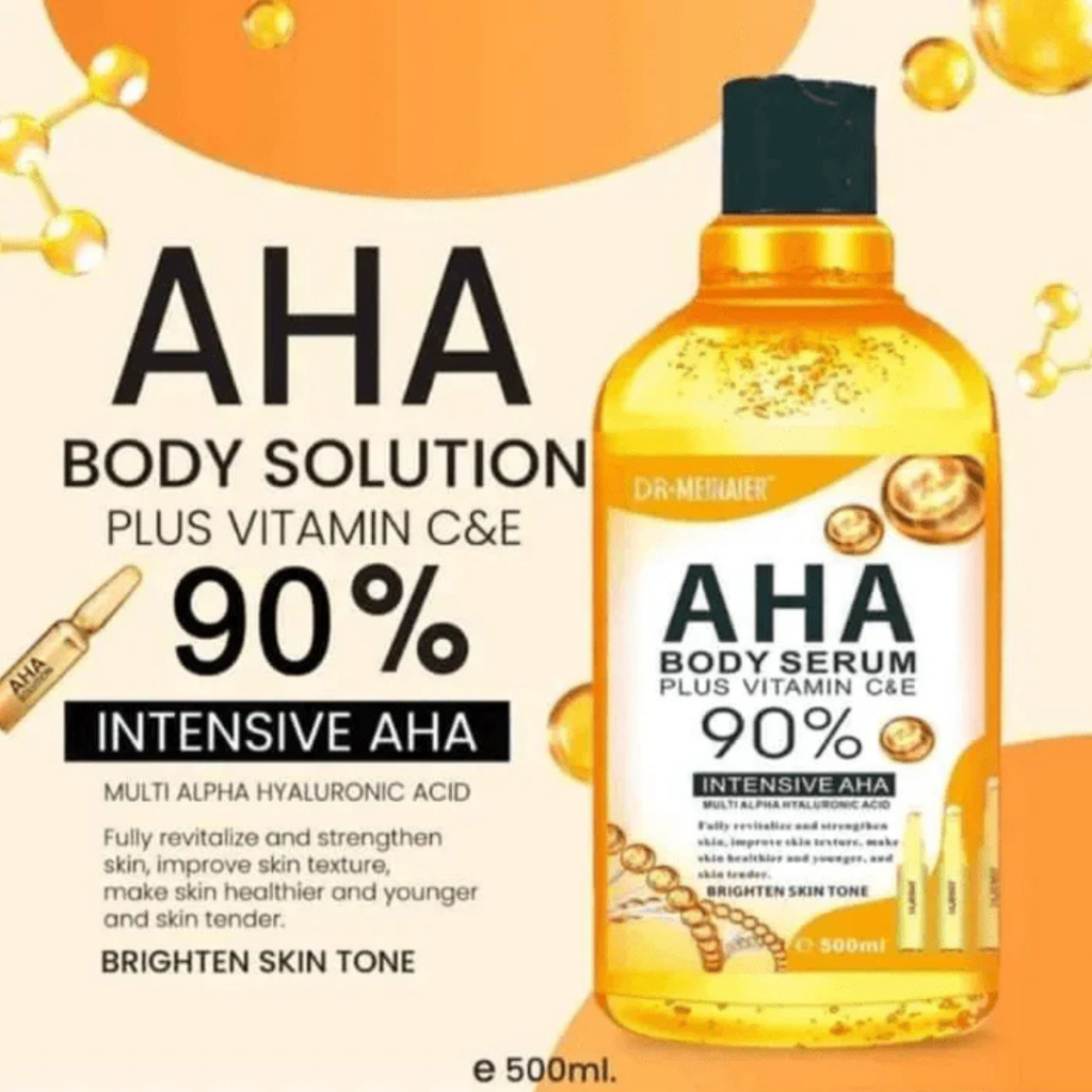 Radiance Renew AHA Body Serum with Vitamin C & E for Bright, Smooth ...