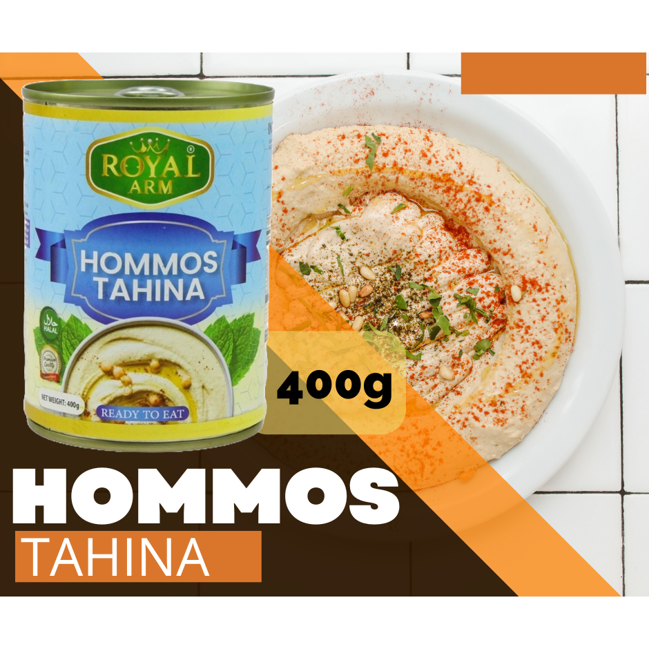 Royal Arm Hommos Tahini 400g in Can | Shopee Philippines