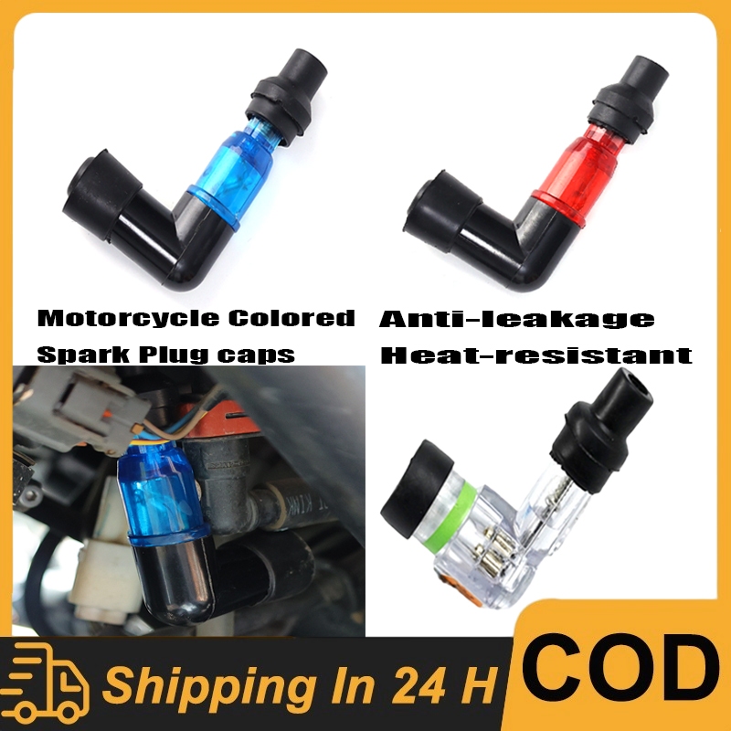 Motorcycle Spark Plug Cap, with Light Ignition Spark Plug Cap Universal ...