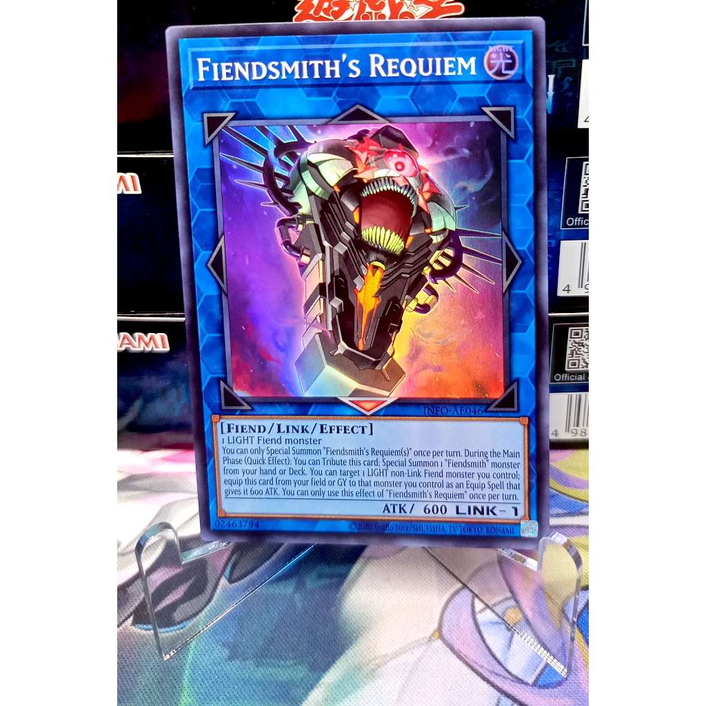 INFO-AE046 Fiendsmith's Requiem SR YUGIOH CARD | Shopee Philippines