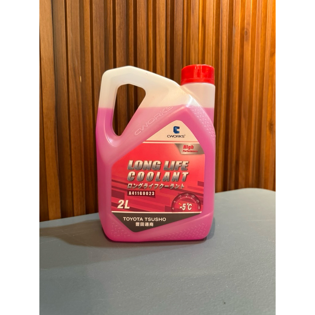 CWORKS Toyota Tsusho Long Life Coolant 2Liters/ 2L Pink | Shopee ...
