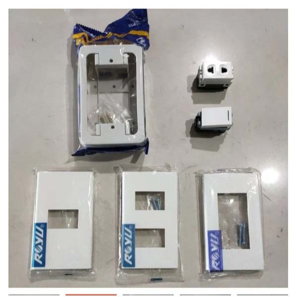 Royu Wide Series Switch Outlet Plate Single Plate 2gang Plate 3gang ...