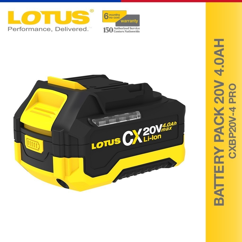 LOTUS BATTERY PACK 20V 4.0AH CXBP20V-4 PRO (Buy 2 Get 50% OFF) | Shopee ...