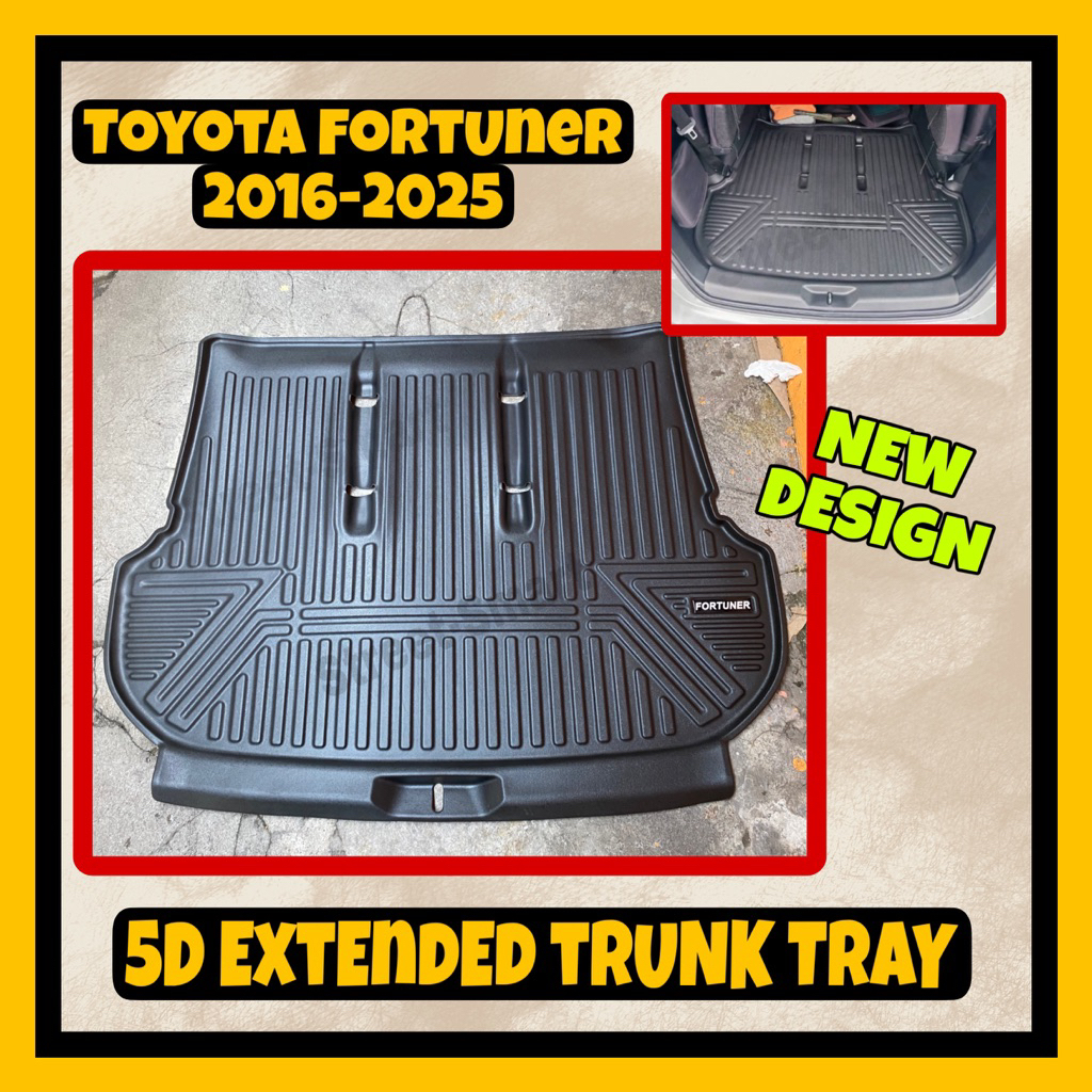 TOYOTA FORTUNER 2016-2025 CARGO TRAY (Version 2) W/ Extension | Shopee ...