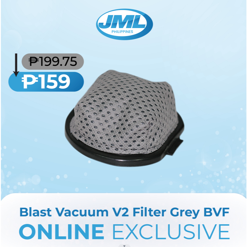 JML Blast Vacuum 2 Version Filter Grey BVF (Online Exclusive) | Shopee ...