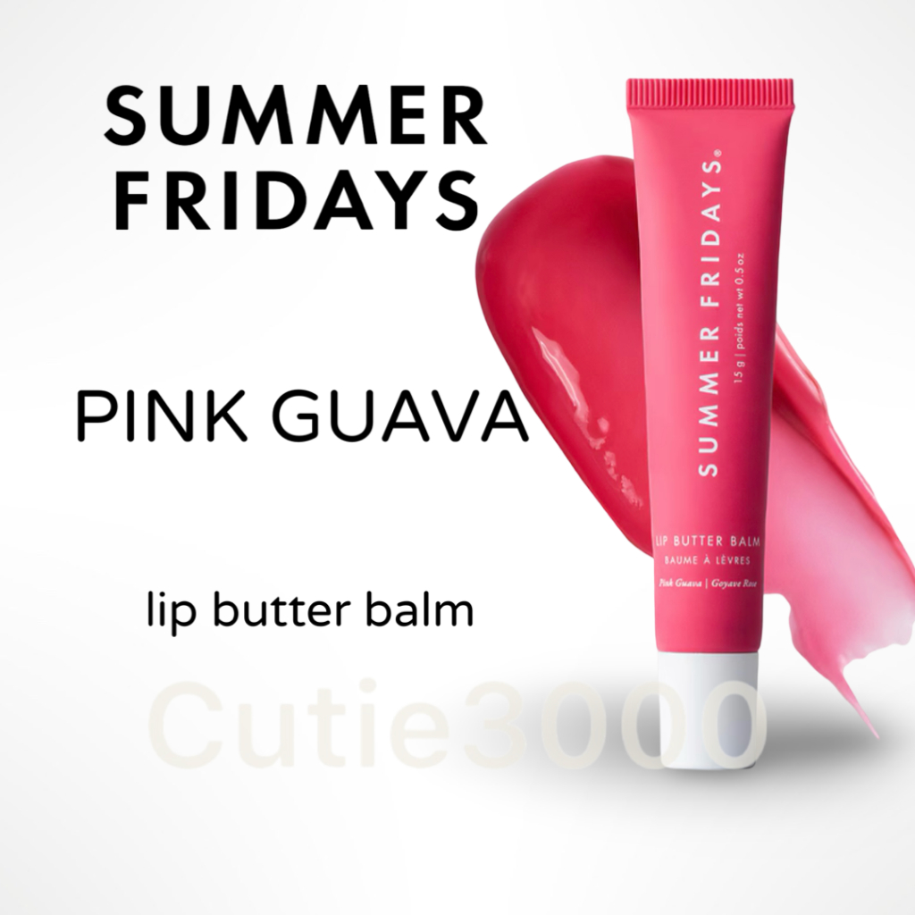 Summer Fridays Pink Guava Lip Butter Balm 15g USA 2025 - Vegan Friendly ...
