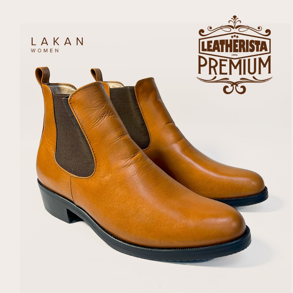 Leatherista Lokal Lakan (Premium Leather Chelsea Boots) | Shopee ...