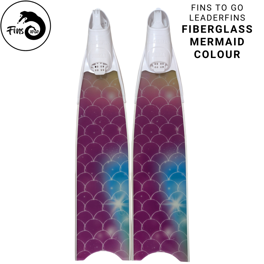 Leaderfins Designer Edition Mermaid Semi-Transparent Bi-Fins Soft ...