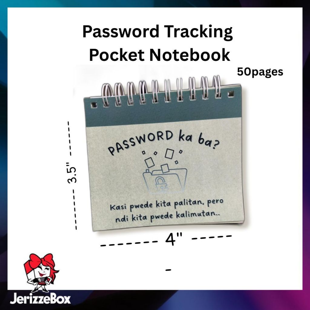 Small Password Tracker pocket size notebook | Shopee Philippines