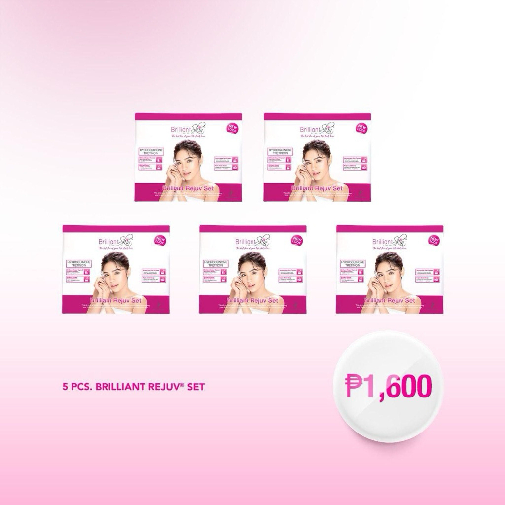 BRILLIANT REJUV SET (5 pcs Reseller Bundle) | Shopee Philippines
