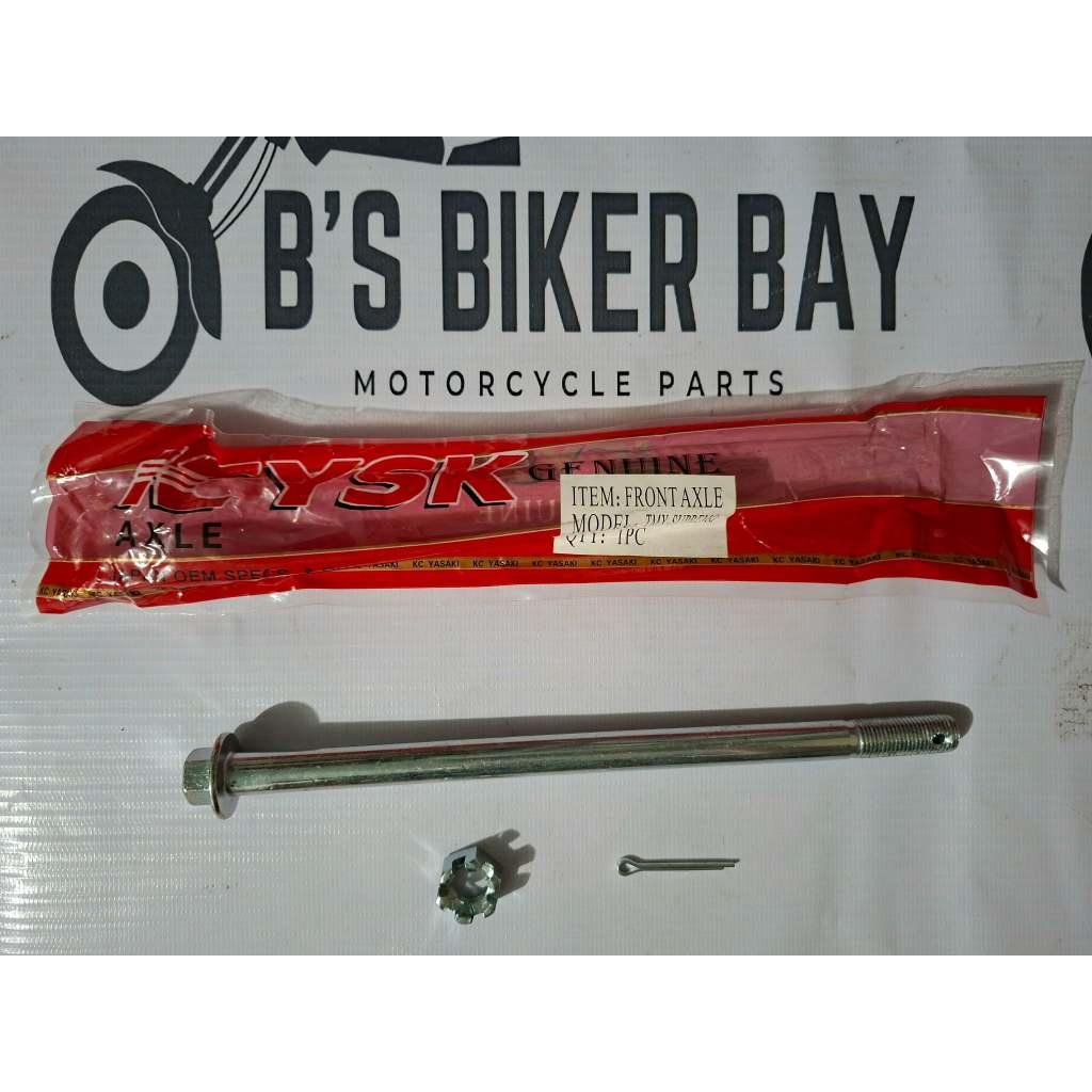 FRONT AXLE TMX SUPREMO (STOCK) (CHEK PIC FOR REFERENCE) YSK BRAND ...