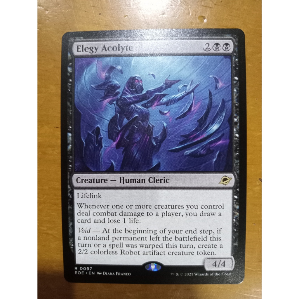 MTG Elegy Acolyte Rare Edge of Eternities EOE Magic the Gathering ENG ...