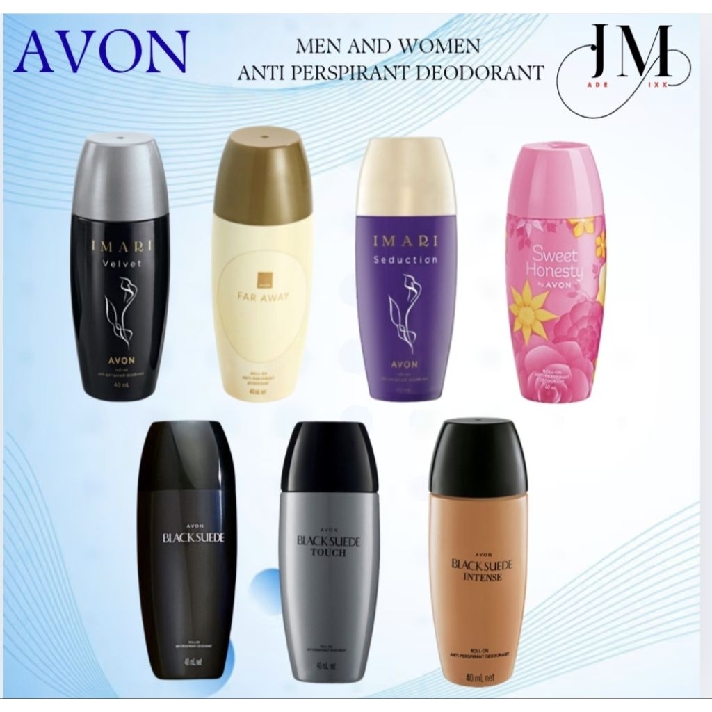 AVON MEN AND WOMEN ANTI PERSPIRANT DEODORANT | Shopee Philippines