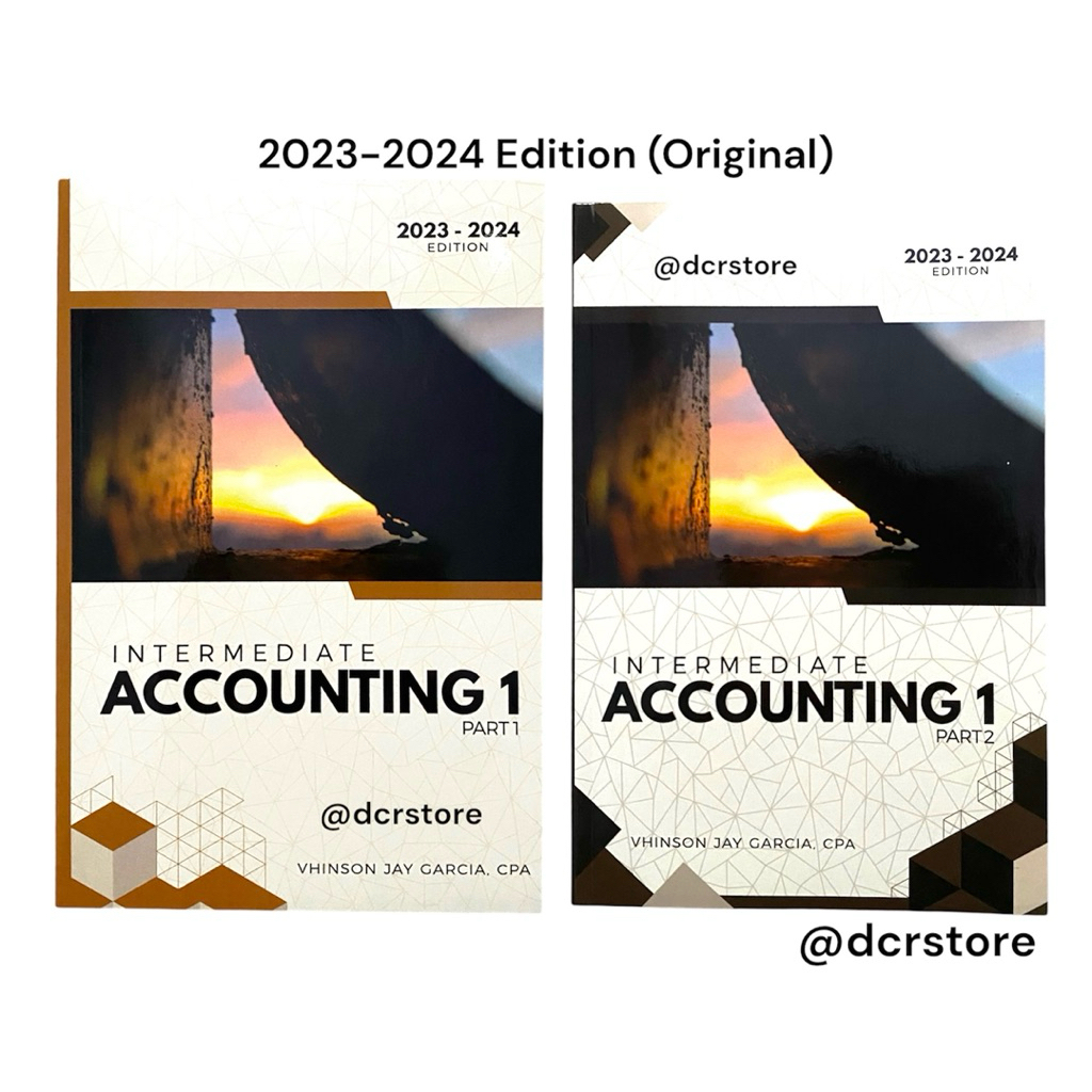 Intermediate Accounting 1 Part 1 by Vhinson Jay Garcia, CPA | Shopee ...