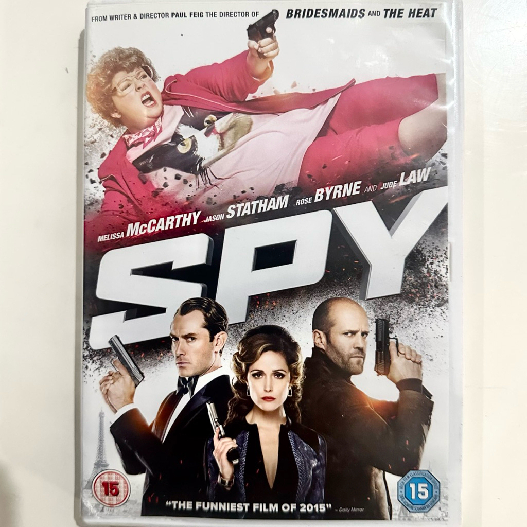 Spy (2015) DVD – Extended Edition – Region 2 – Melissa McCarthy, Jason ...