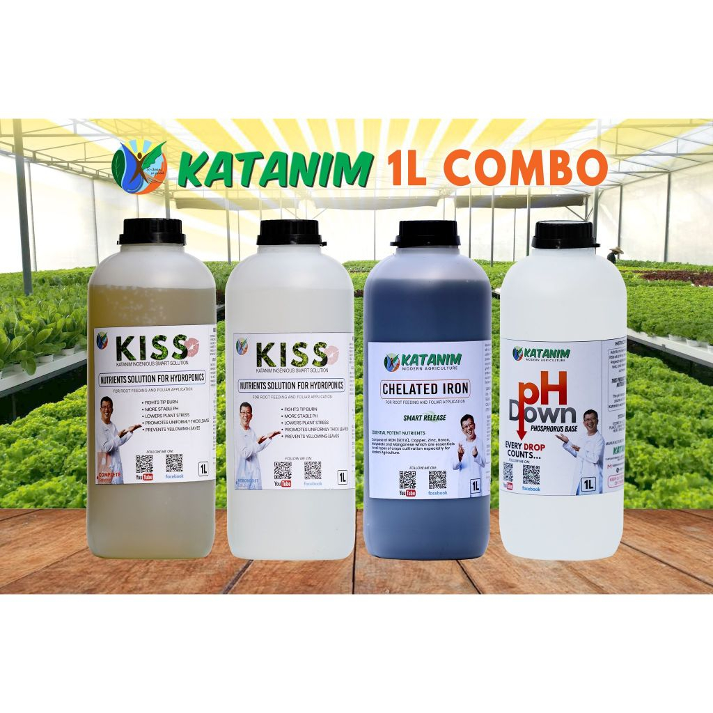 Katanim 1L COMBO + FREE 100 seeds RABELLO RZ (KISS Nutsol, Katanim Iron ...