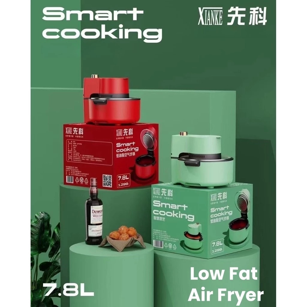 Air Fryer Visible Oil-free Touch Screen Large Capacity Household Air ...